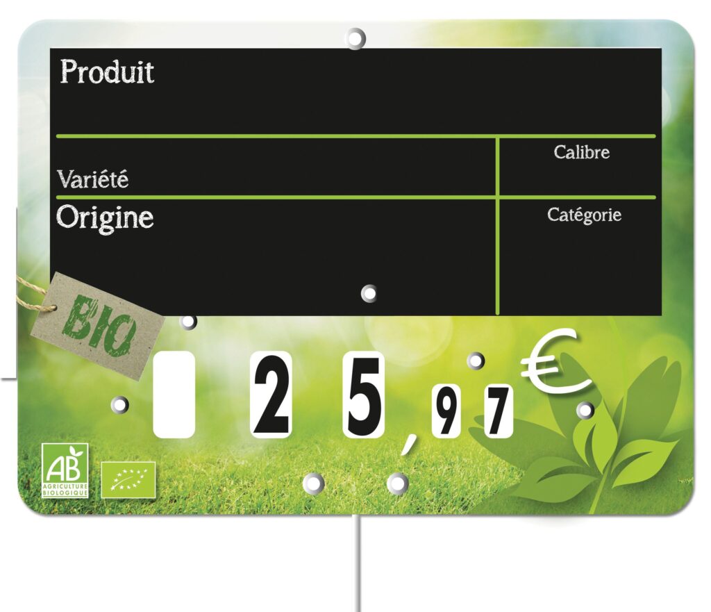 Étiquette Primeur « BIO FRAIS » Nombreuses déclinaisons - BEQUET ...