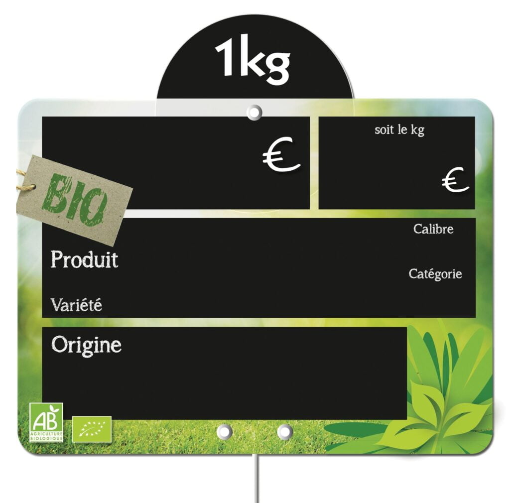 Étiquette Primeur « BIO FRAIS » Nombreuses déclinaisons - BEQUET ...