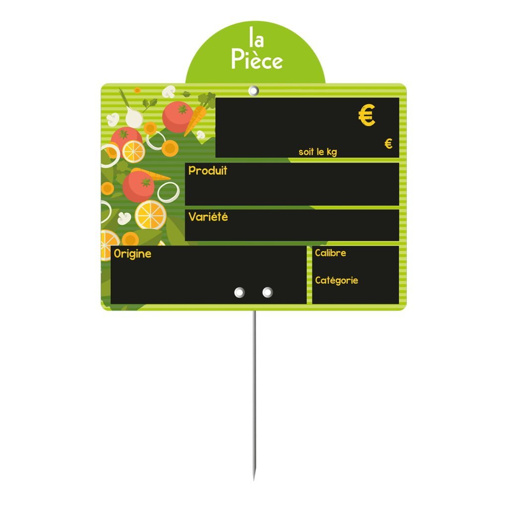 Etiquettes fruits et légumes VOCC «Farandole» - BEQUET MANUFACTURE