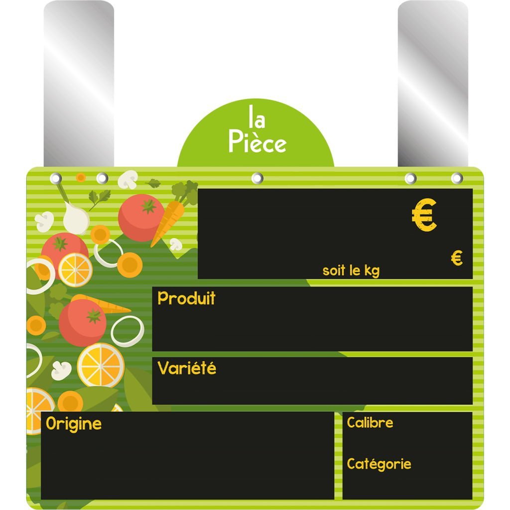 Etiquettes fruits et légumes VOCC «Farandole» - BEQUET MANUFACTURE